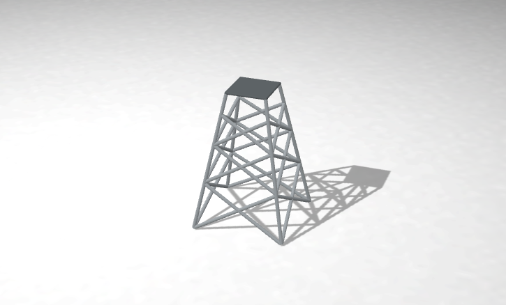 Codeblock Design Framework Tower Tinkercad
