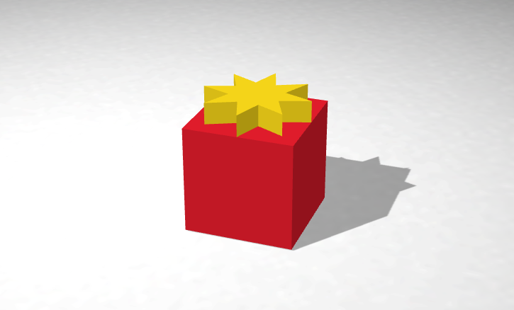 Codeblock design Set size example - Tinkercad