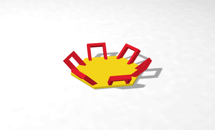 Codeblock design Module of Flexible Mesh v3 - Tinkercad