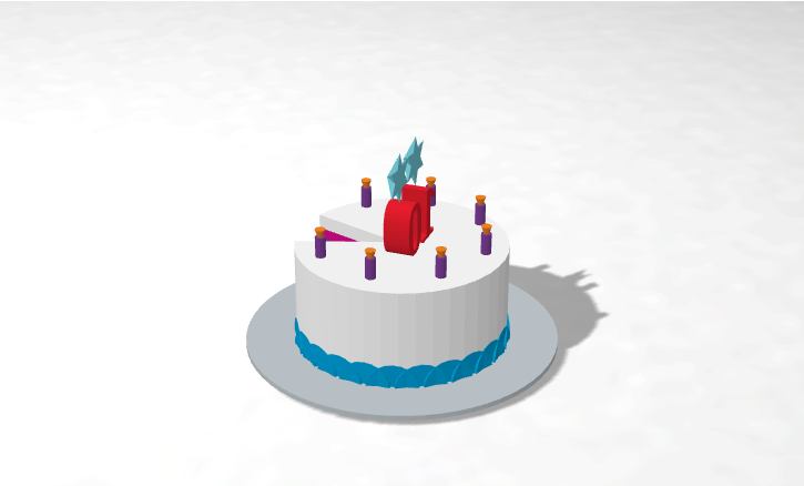 Codeblock design Happy Birthday Tinkercad! Tinkercad's 10th Birthday ...