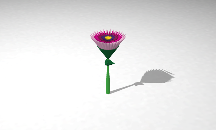 Codeblock Design Dahlia One Block Tinkercad