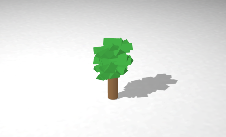 Codeblock design Simple Randomized Tree Generator - Tinkercad