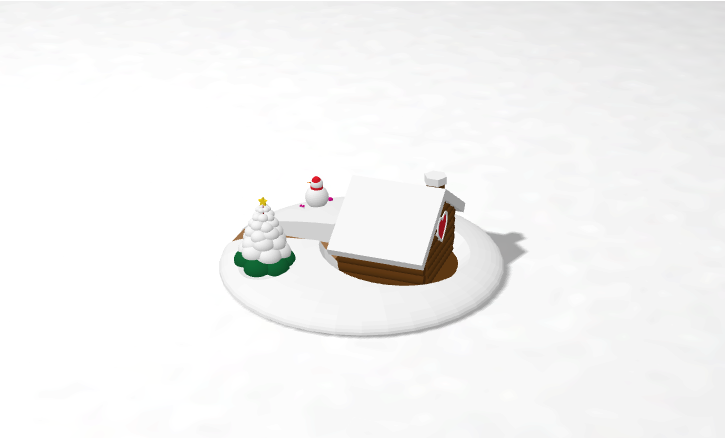 Codeblock design Small House - Tinkercad