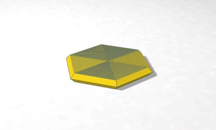 Codeblock design Print in place Mesmerizing Hex Fidget Toy - Tinkercad