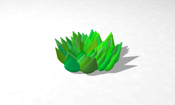 Codeblock Design Succulent For Maker Faire Cdmx 2023 Tinkercad 2661