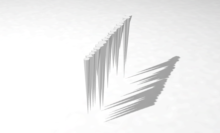 Codeblock Design Position Block Icicles Tinkercad