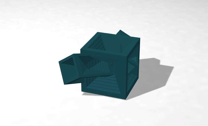 Codeblock Design Bismuth Tinkercad 
