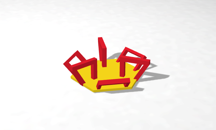 Codeblock design Module of Flexible Mesh v2 - Tinkercad