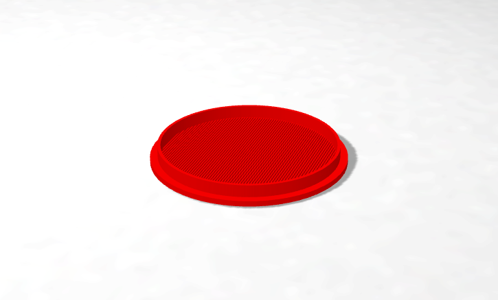 Codeblock design circle filter - Tinkercad