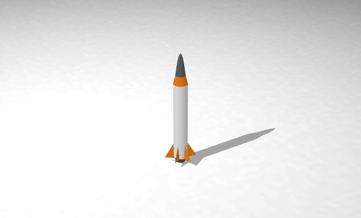 Codeblock design Rocket to Mars - Tinkercad