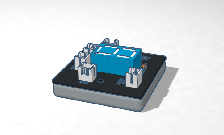 Codeblock Design Seven Segment Display Tinkercad 1425