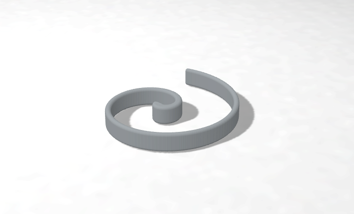 Codeblock design Archimedes Spiral Public - Tinkercad