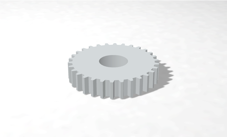 Codeblock design Gear generator - Tinkercad