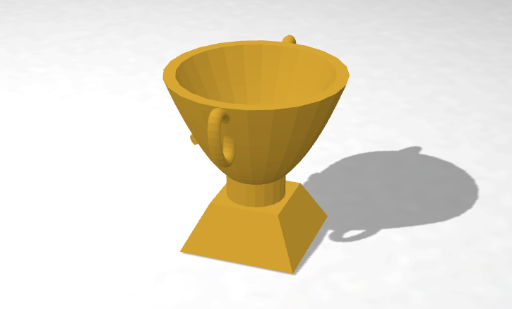 Codeblock design Trophy - Tinkercad