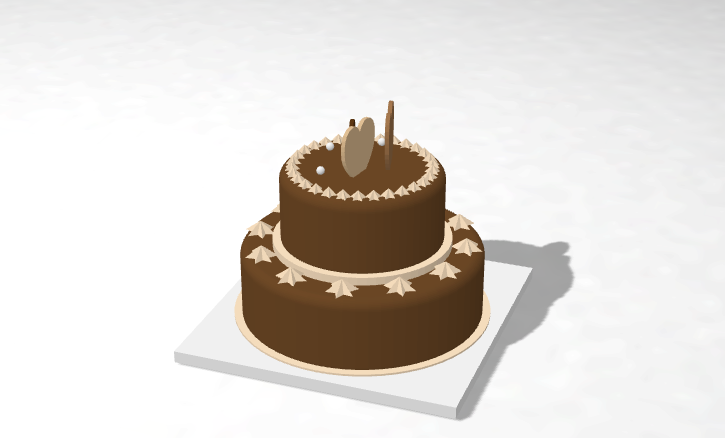 Codeblock Design 20243821조은지 초코케이크 Tinkercad