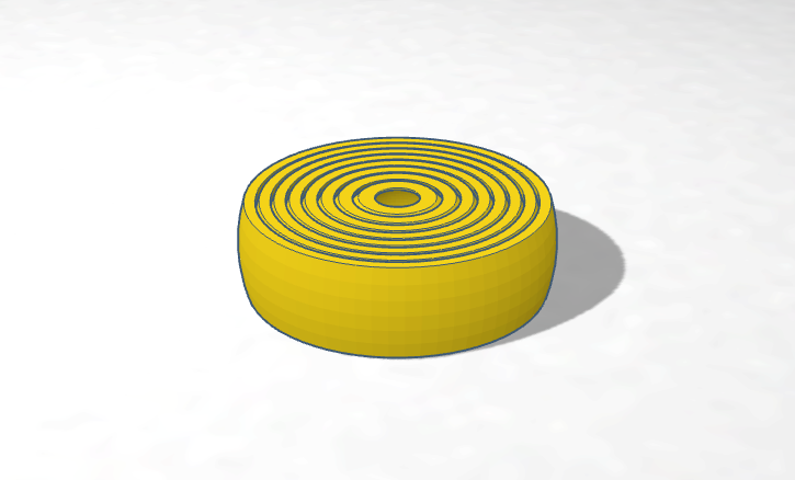 Codeblock design Circular fidget generator Public - Tinkercad