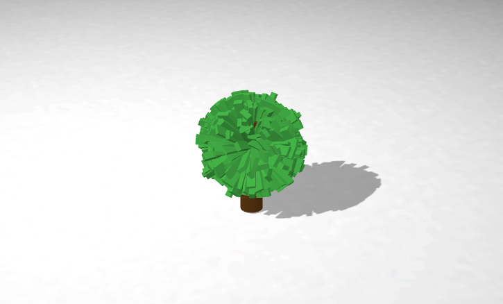 Codeblock Design Random Tree Generator Tinkercad 