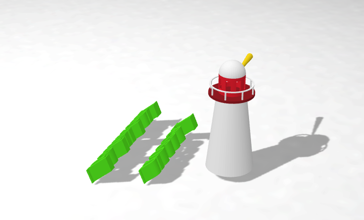Codeblock design lighthouse tutorial - Tinkercad