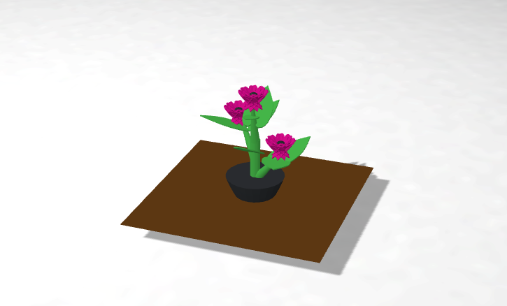 Codeblock design Plant that grows - Tinkercad