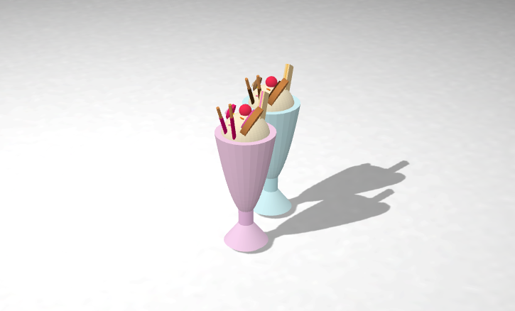 Codeblock Design 분식 만들기 Tinkercad