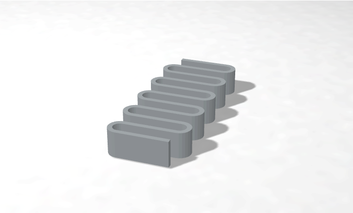 Codeblock design Parametric linear spring - Tinkercad
