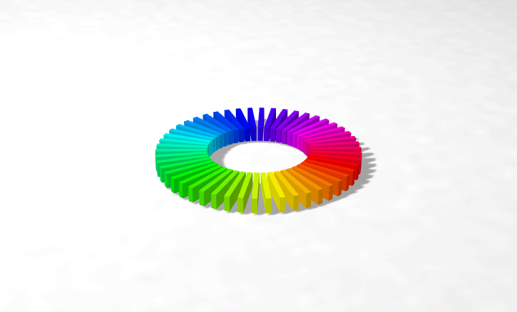 Codeblock design Set color - Tinkercad