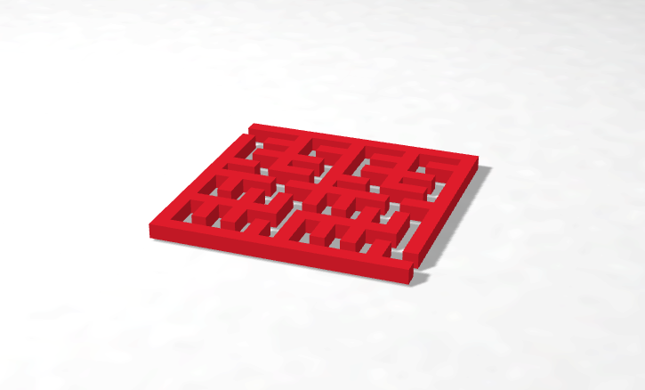 Codeblock Design Random Maze Generator Tinkercad 