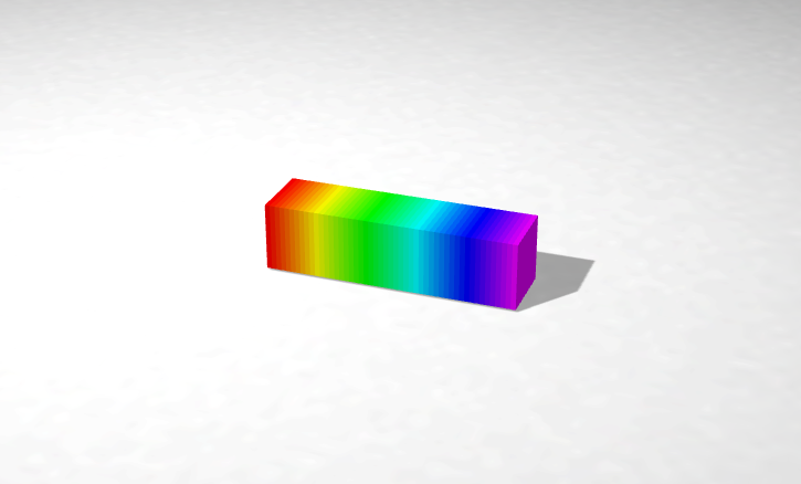 Codeblock Design Color Gradient Using Set Color Block Tinkercad 