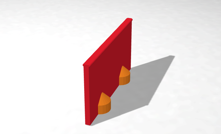 Codeblock Design T Wall With Magnets Tinkercad