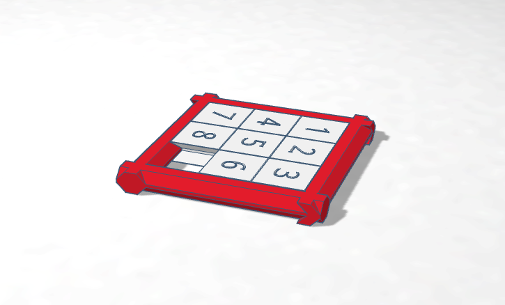 Codeblock Design Slide Puzzle Generator V4 Tinkercad
