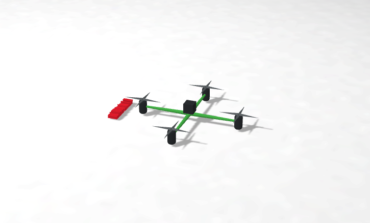 Codeblock design Dron Valeria Millán Bernal - Tinkercad