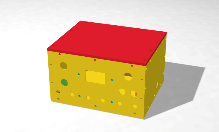 Codeblock design func_gen_box_panels - Tinkercad