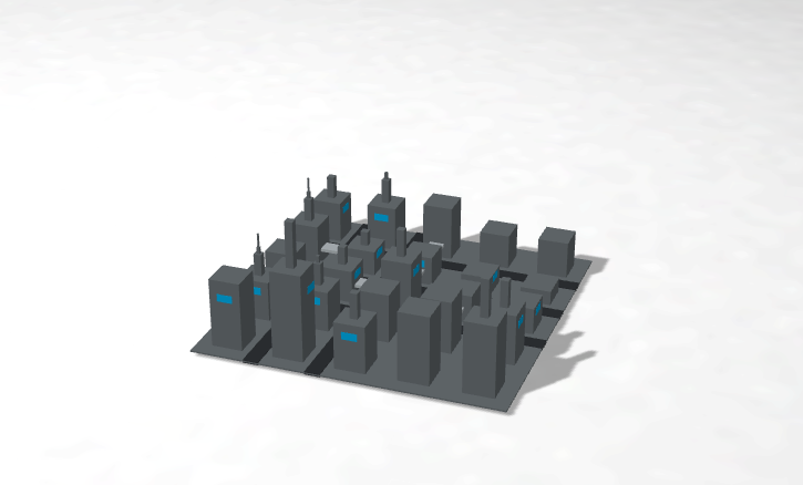 Codeblock design The Best City Generator - Tinkercad