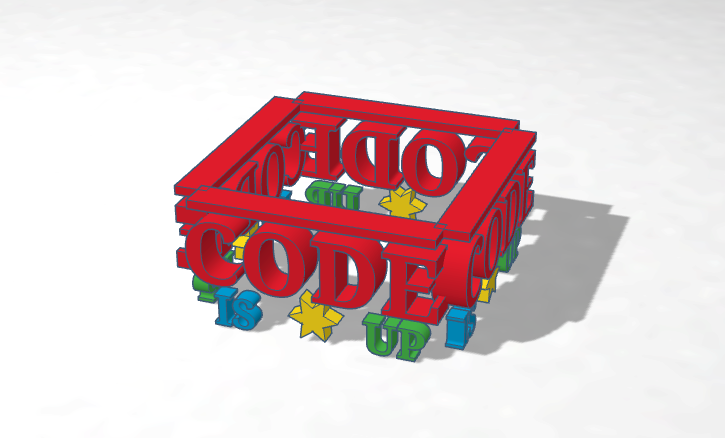 Codeblock Design Code Is Up Patterns Challenge Tinkercad 