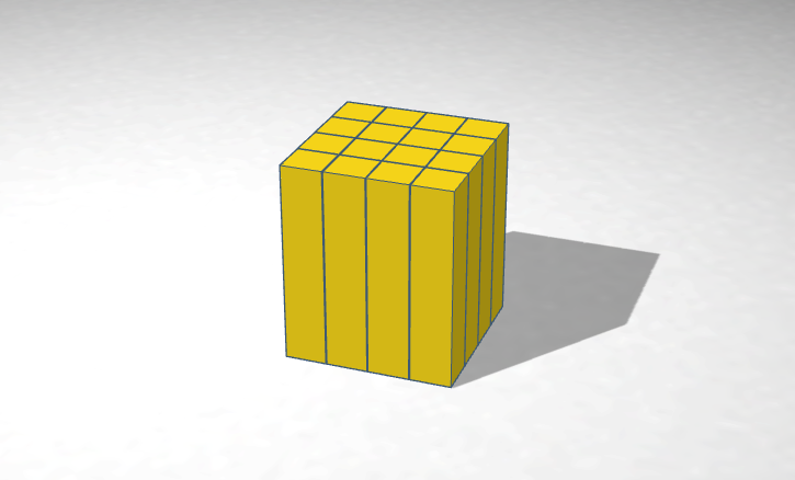 Codeblock design Optimized Pixel Cube Fidget Toy v1.0 - Tinkercad