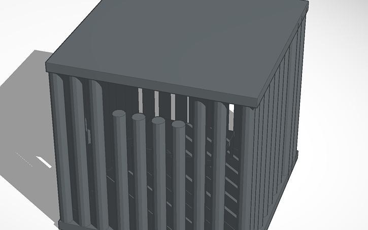 3D design the cage - Tinkercad