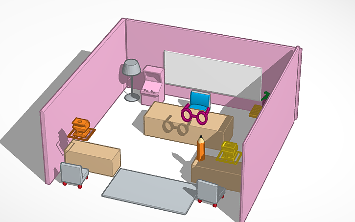 3D design school home | Tinkercad