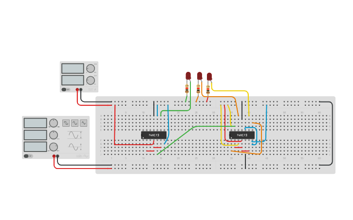 Circuit Design 3 Bit Asynchronous Down Counter Using Jk Flip Flops