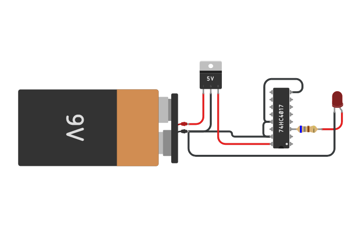 Circuit design AC voltage detector - Tinkercad