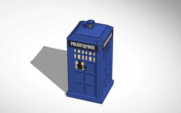 3D design Tardis | Tinkercad