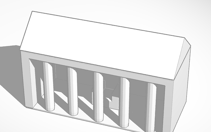 3D design lincoln memorial | Tinkercad