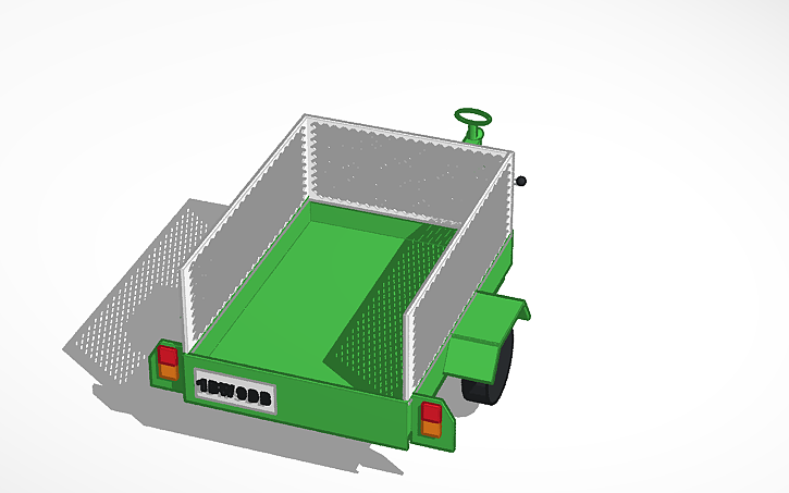 3D design trailer - Tinkercad