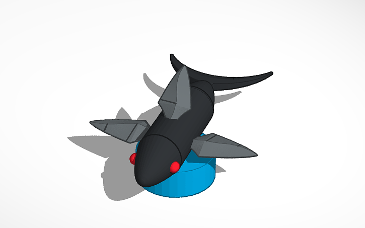 3D design robo shark - Tinkercad