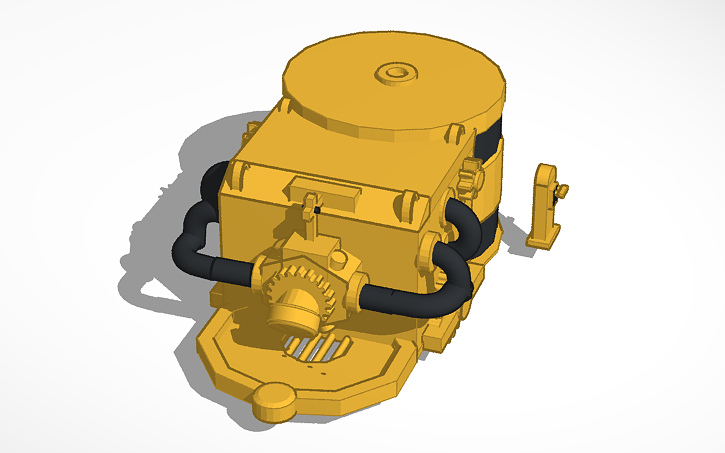 3D design Ink Machine Model 3 - Tinkercad