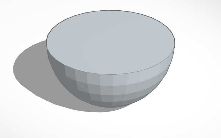 3D design Bowl - Tinkercad