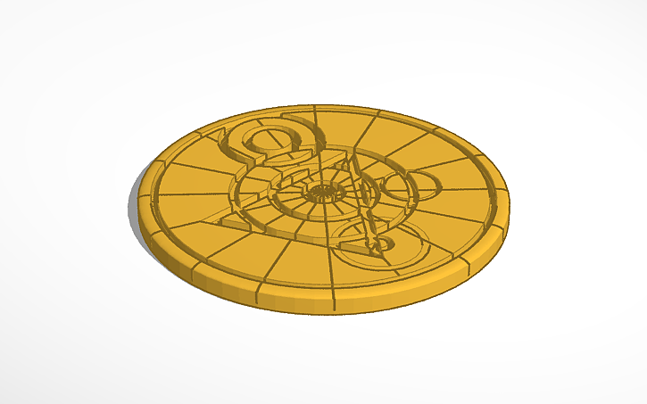 3D design Arcane Circle - Tinkercad