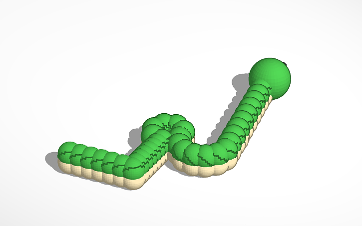 3D design Cute Snake! | Tinkercad