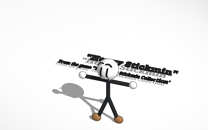 3D design Henry Stickmin THSC - Tinkercad