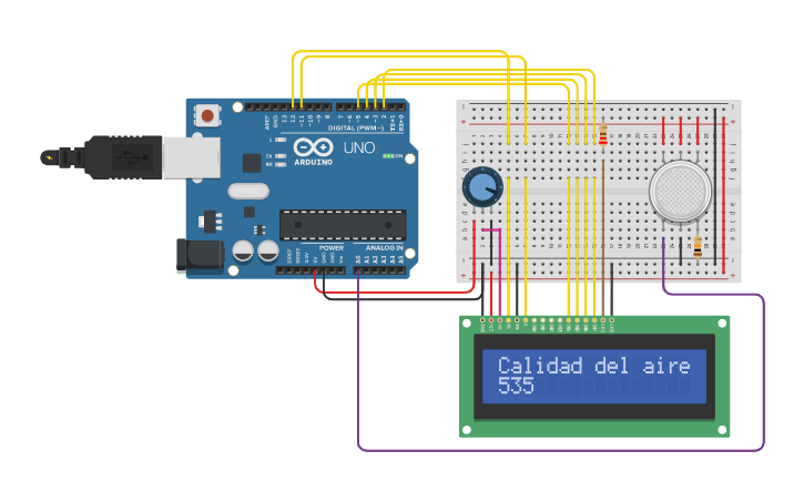 Circuit design Introducción Arduino: Circuito 32 | Tinkercad