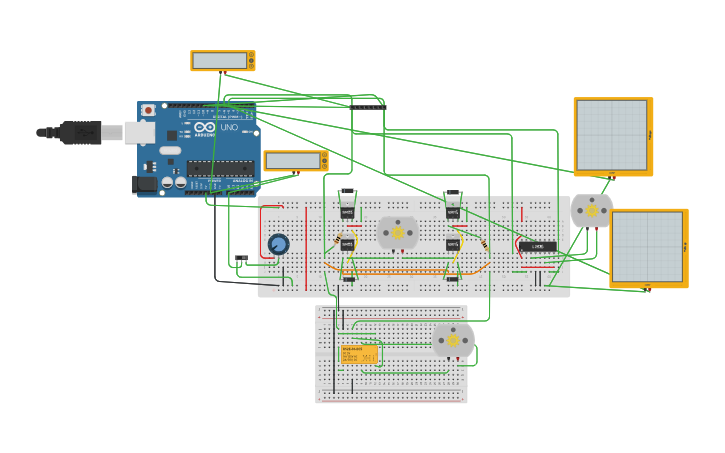 Circuit Design Copy Of Motor Speed And Direction Control Tinkercad